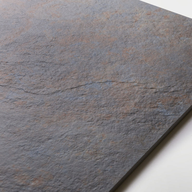 Matt Porcelain Slate Effect Multi Coloured Floor & Wall Tile