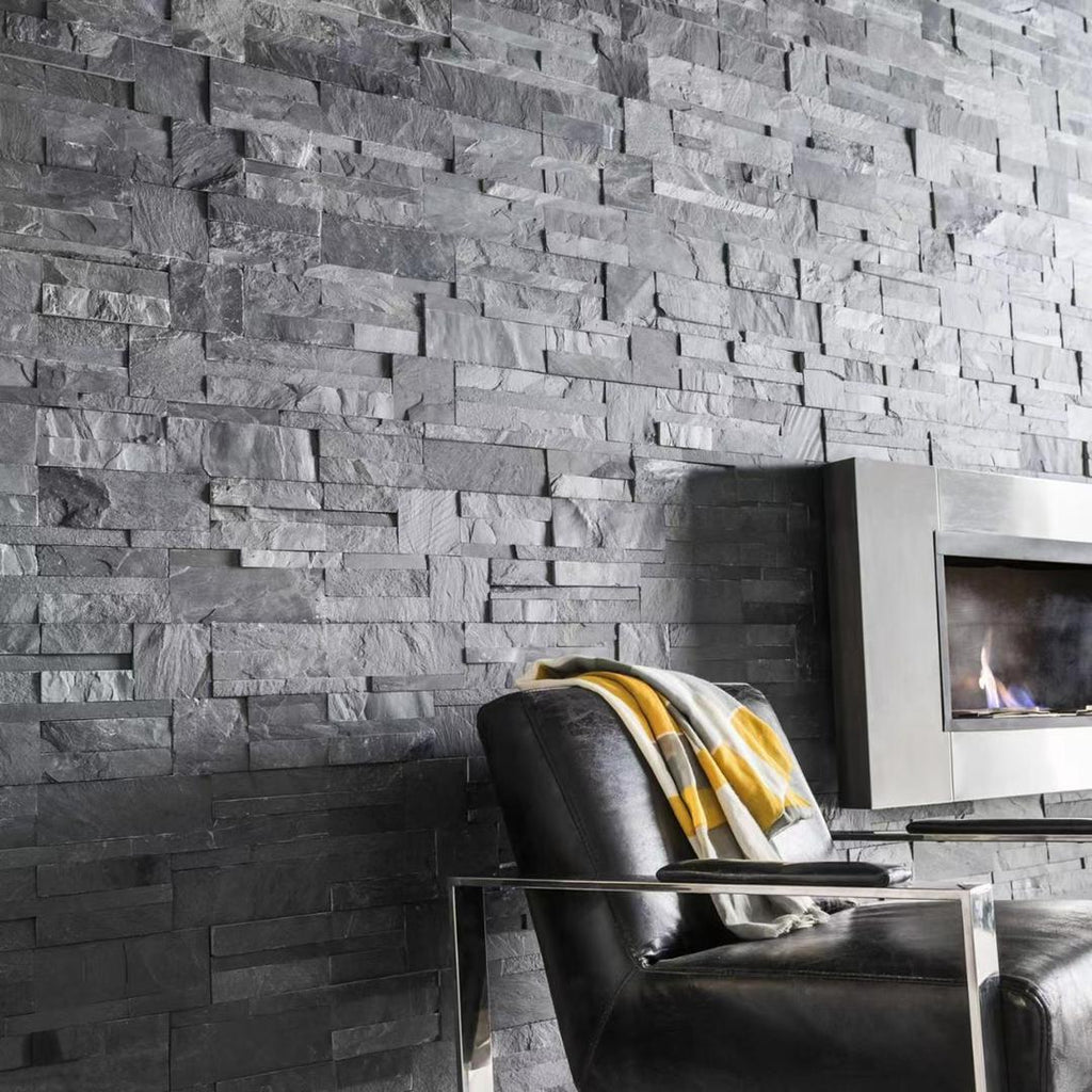 Split Face Tiles - Ideal For Fireplaces & Feature Walls.