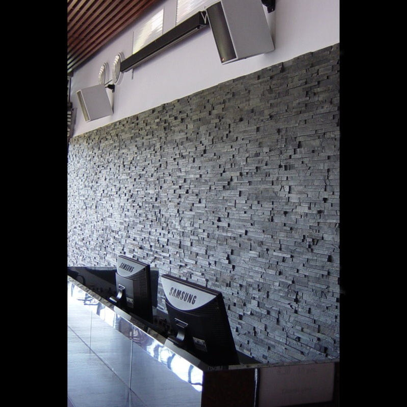 Black Slate Split Face Tiles
